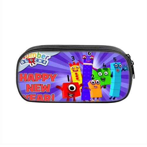 (StyleF) Kids Numberblocks Character And Teens Pencil Case Waterproof ...