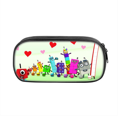(StyleO) Character Numberblocks Kids And Teens Pencil Case Waterproof ...