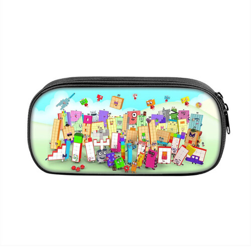 (StyleQ) Numberblocks Kids Character And Teens Pencil Case Waterproof ...