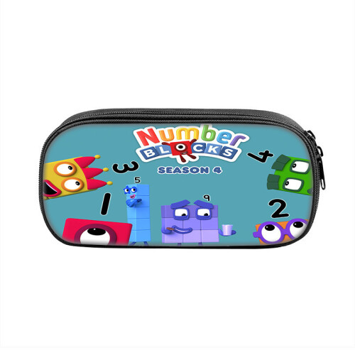 (StyleN) Kids Numberblocks Character And Teens Pencil Case Waterproof ...