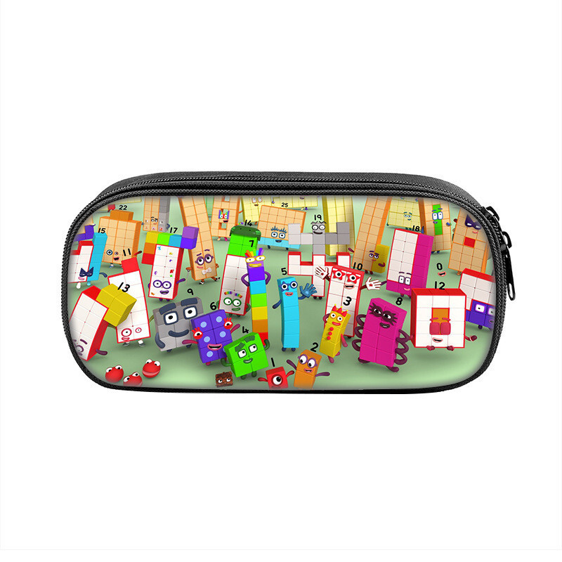 (StyleS) Character Kids Numberblocks And Teens Pencil Case Waterproof ...