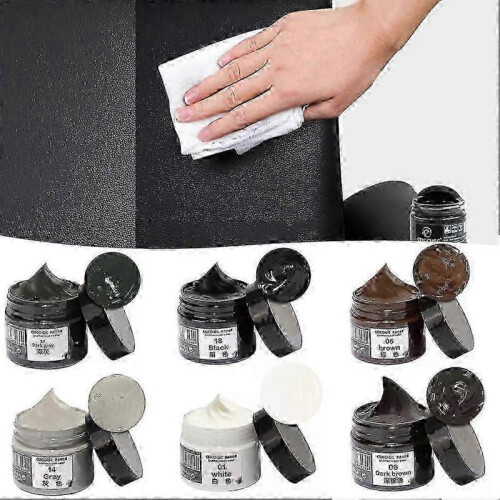 (Dark Bown) Leather Repairing Paint Paste Easy Using Leather Repairing ...