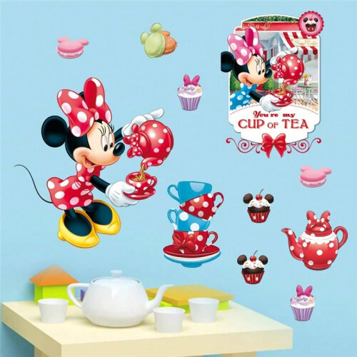 (20) MINISO Cute Cartoon Mickey Minnie Mouse Baby Home Stickers ...