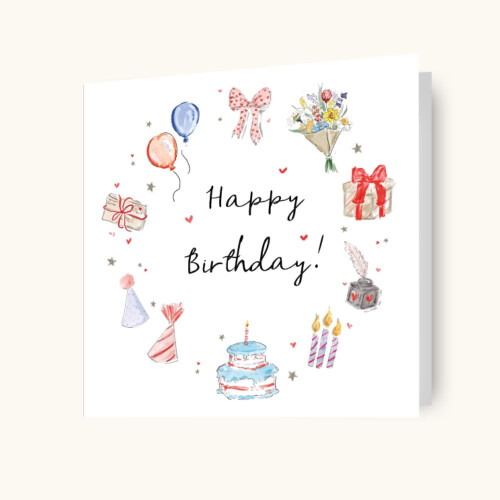 LUCY CLAIRE ILLUSTRATIONS BIRTHDAY CARD on OnBuy