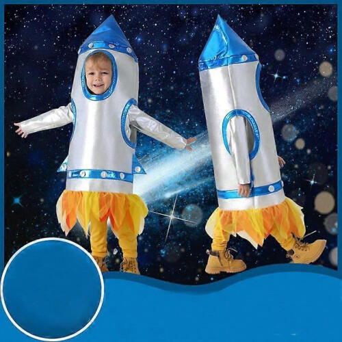 (M(120), top and pants) 2023 new children's rocket cos clothing space ...