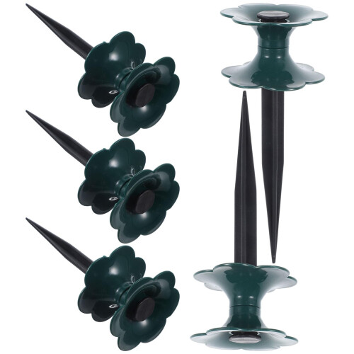 Garden Hose Guide Poles Pack of 5, Durable Plastic Hose Guide Spikes ...