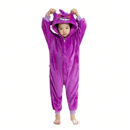 (Gengar, 6T fit 105-114cm) Gengar Jigglypuff Costume Boy Girl Pokemon ...
