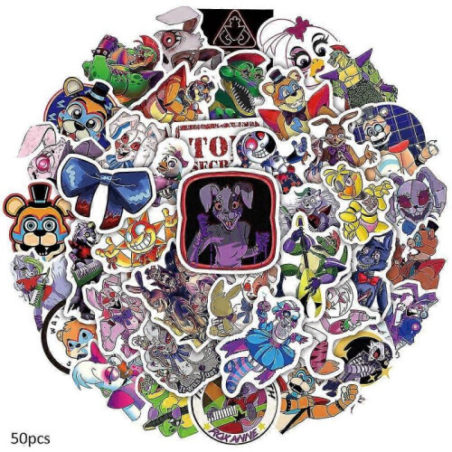 50 Five Nights at Freddy's Stickers Fnaf Stickers Cool Game Stickers ...