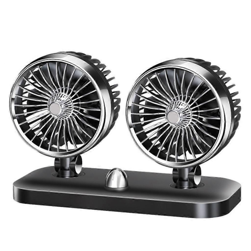 (12V)Portable Electric Car Fan 12V/24V Auto Cooling Air Circulator with ...