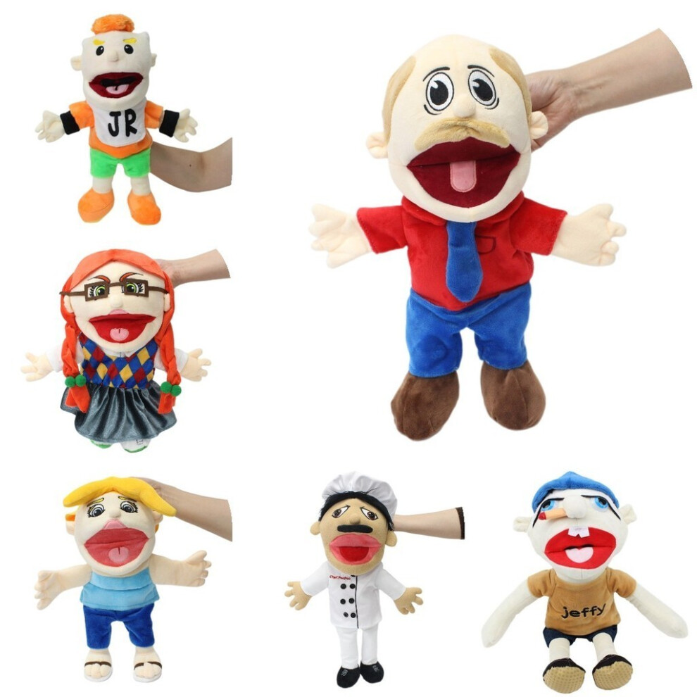 (Jeff Puppet)Peluche pupazzo Jeffy The Lawyer tema Penelope Marvin Rose ...