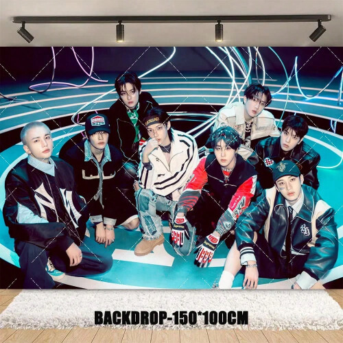 (backdrop12-1.5x1m, Other) Singing Korea Idol Theme Birthday Party ...