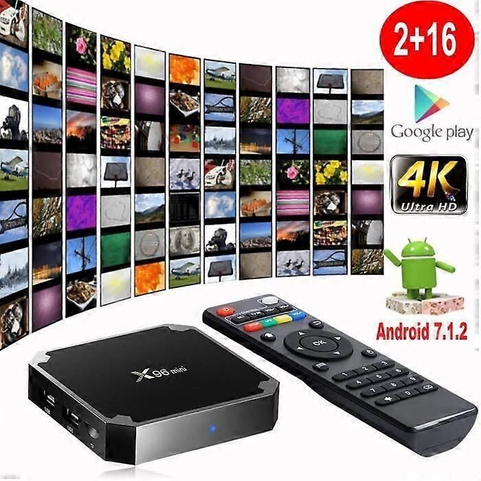 X96mini Android 7.1 4 Decoder Stream TV Box Quad Core 2+16G 2.4GHz WiFi ...