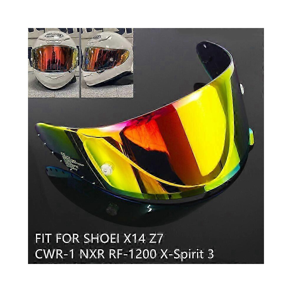 (Revo Clear Red) Suitable for SHOEI X14 X-14 Z7 CWR-1 NXR RF-1200 X ...