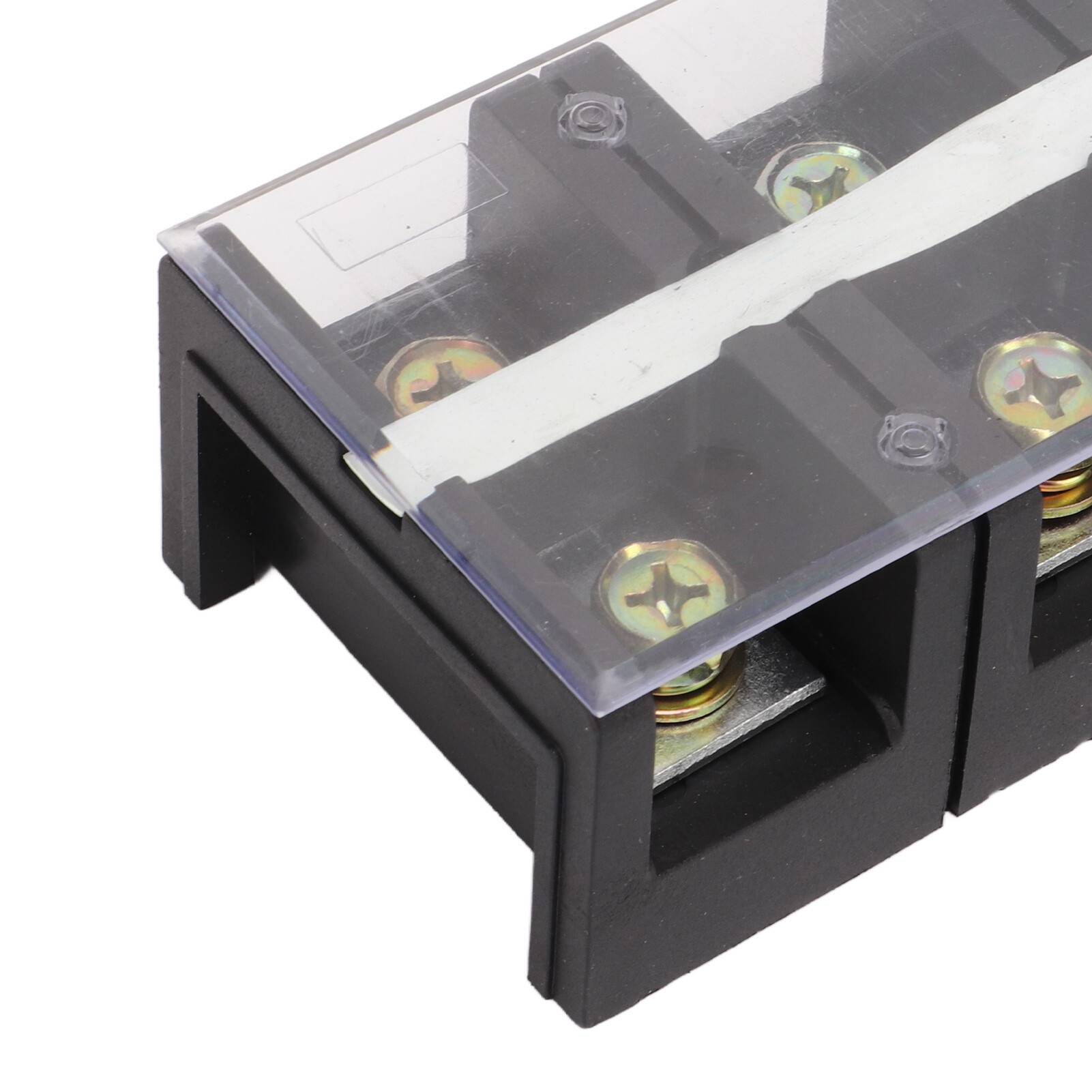 200A 600V Dual Row Screw Terminal Block with Transparent PC Shell on OnBuy