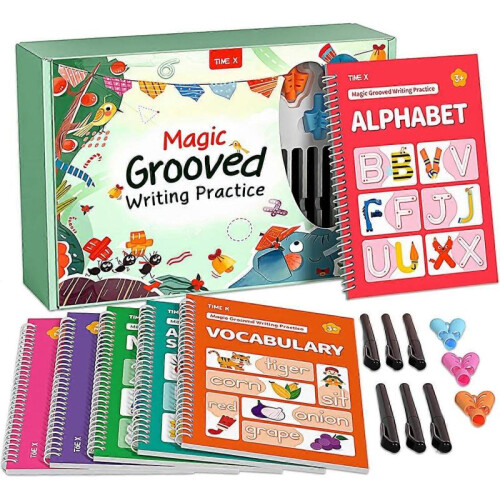 Magic Grooved Writing Practice Books, Reusable Handwriting Practice ...