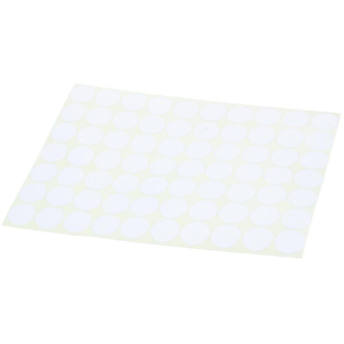 19mm Circles Round Code Stickers Self Adhesive Sticky Labels White on OnBuy