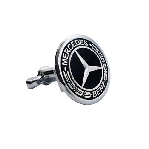 Emblème avant chromé modifié de 45 mm pour capot de voiture W203 W204 ...