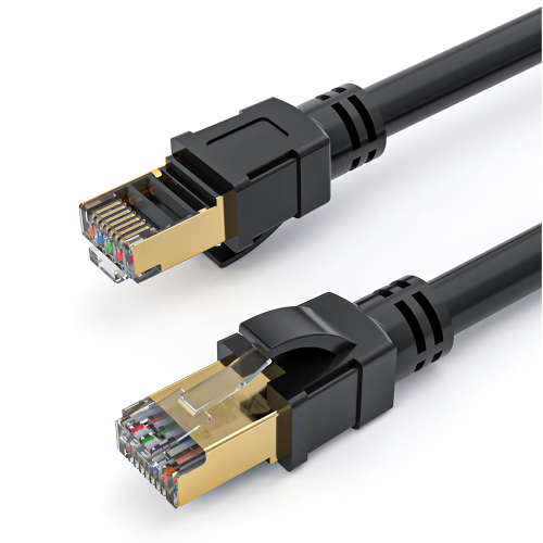 (2M) Cat 8 Ethernet Cable SFTP 40Gbps RJ45 Cat 8 Network Cable Gold ...