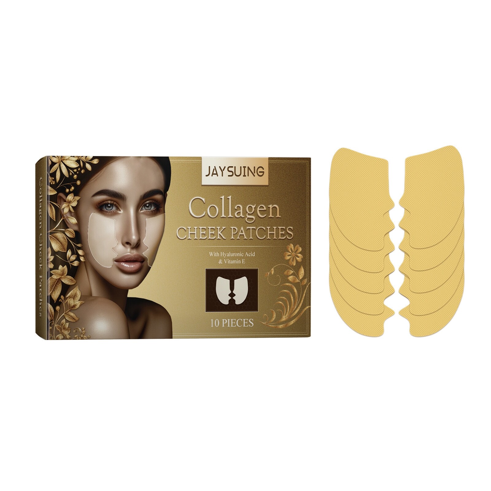 (Cheek patch 10 pieces) Collagen patch, lifting, tightening, forehead ...