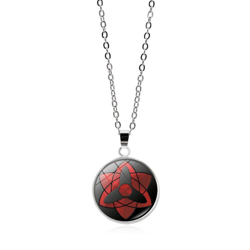 (10) Naruto Necklace Animethemed Nine Tomoe Rinne Sharingan Pendant ...