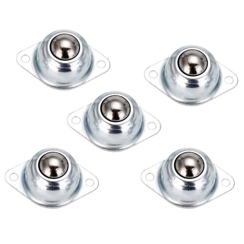 Steel Ball Caster Wheel Set, Swivel Eye Round Wheel for Home Furniture ...