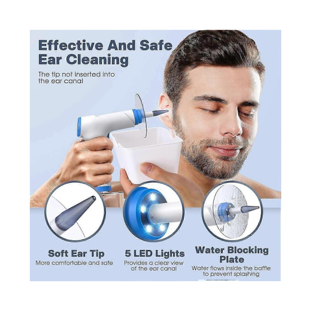 Ear Wax Removal, Electric Ear Cleaning Kit with Light, Ear Irrigation ...