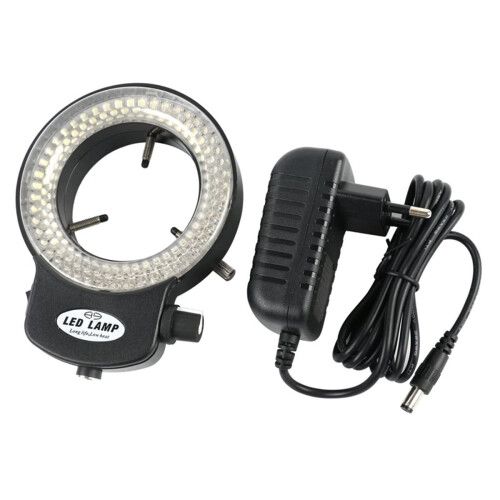 Microscope Accessories Kit with 6500K LED Ring Light Illuminator for ...
