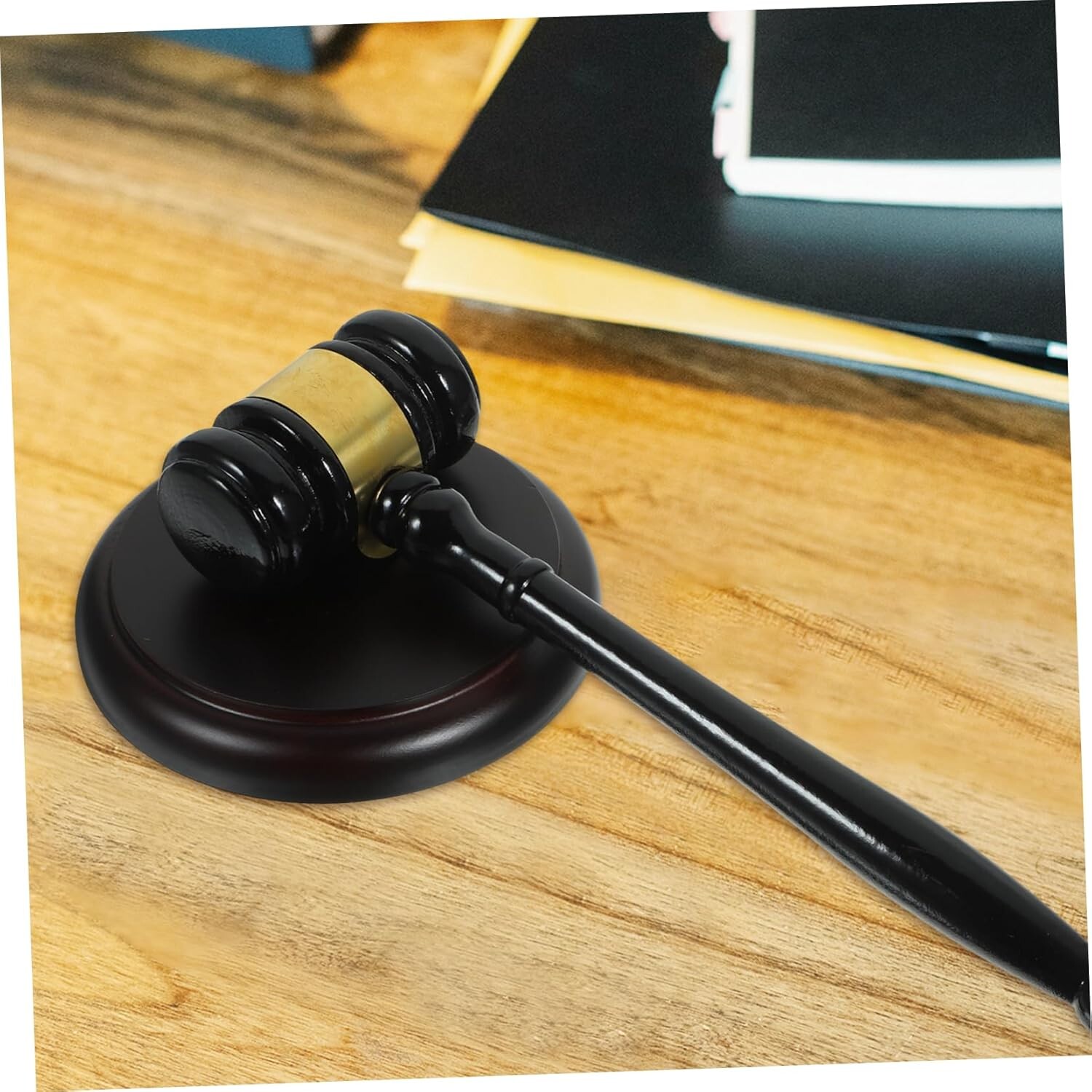 Auction Hammer for Judges 1 Set Office Gavel Legal Hammer Courtroom ...