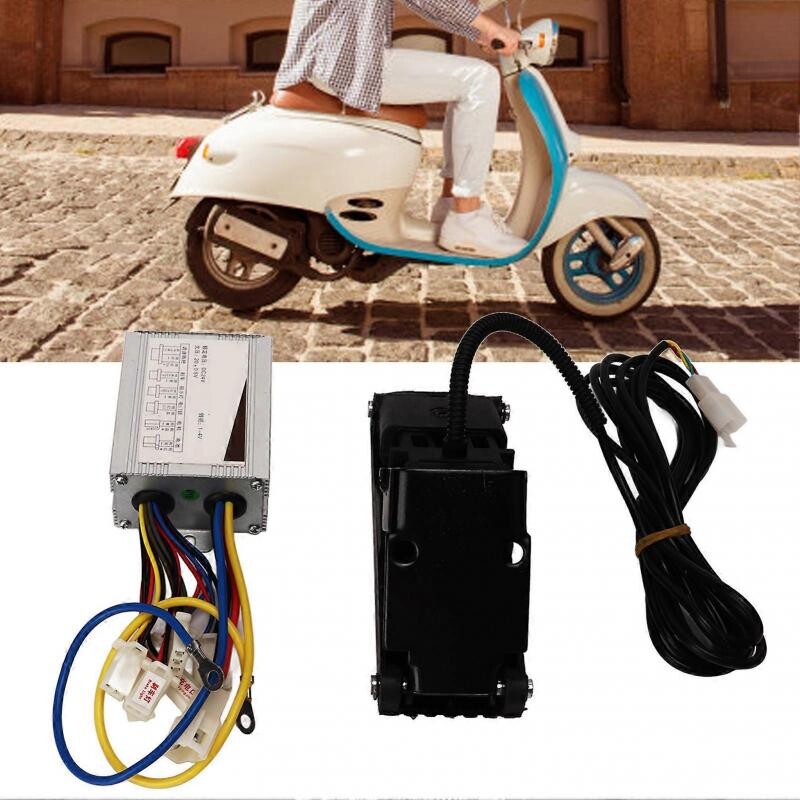 24V 350W Two Speed Controller Pedal Accelerator Kit Electric Bike ...