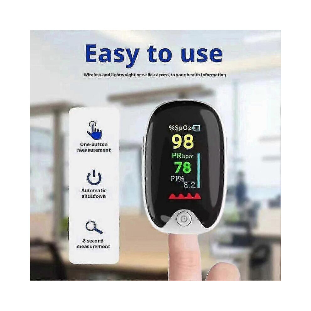 2025 Finger No-Prick Blood Glucose Monitor with Smart LED Display for ...