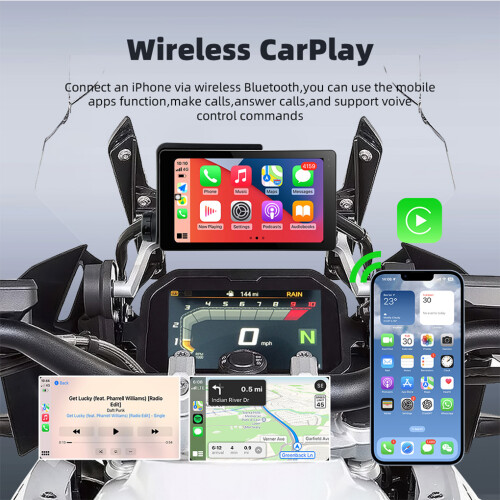 Mototrcycle Portable Digital Dashboard Display Screen Portable Digital ...