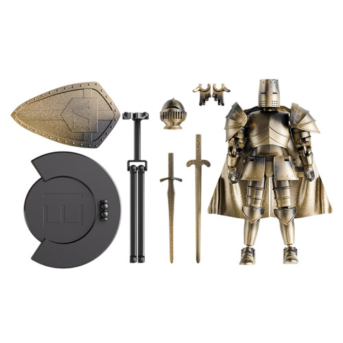 Articulated Knight Figure - Poseable Medieval Warrior Collector Action ...
