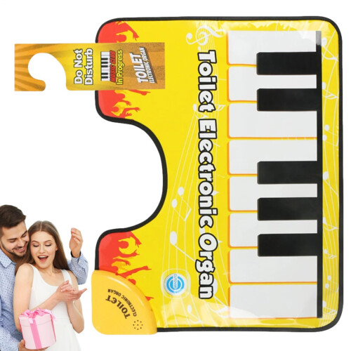 Piano Keyboard Toilet Mat for Kids | Interactive Musical Dance Floor ...