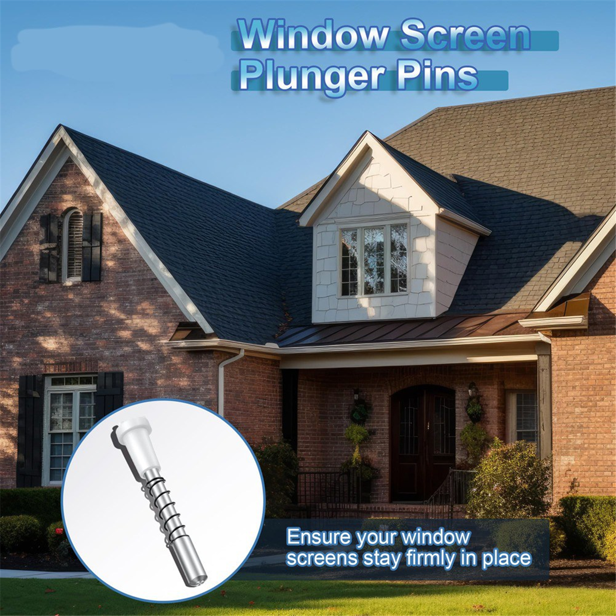 50pcs Window Screen Plunger Latches with Caps,5/32 x 1-1/2in on OnBuy