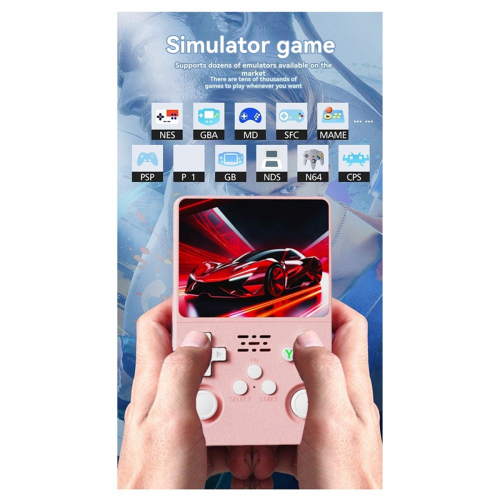Herná konzola K36S R36S Retro 128GB 3,5-palcový IPS displej Ružová on OnBuy