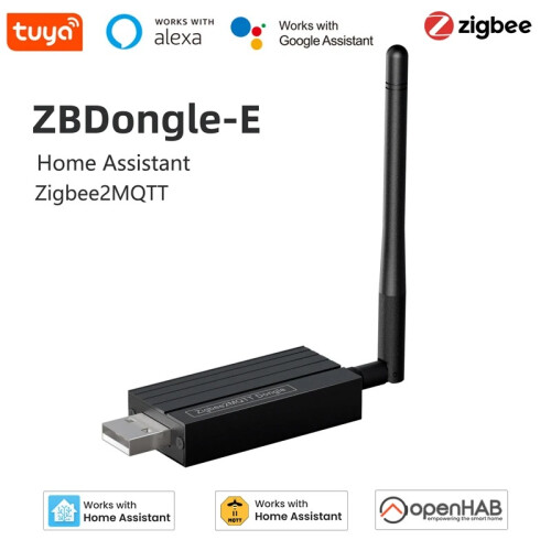 Tuya ZigBee 3.0 USB Dongle Plus-E Open Source Wireless Hub For Home ...