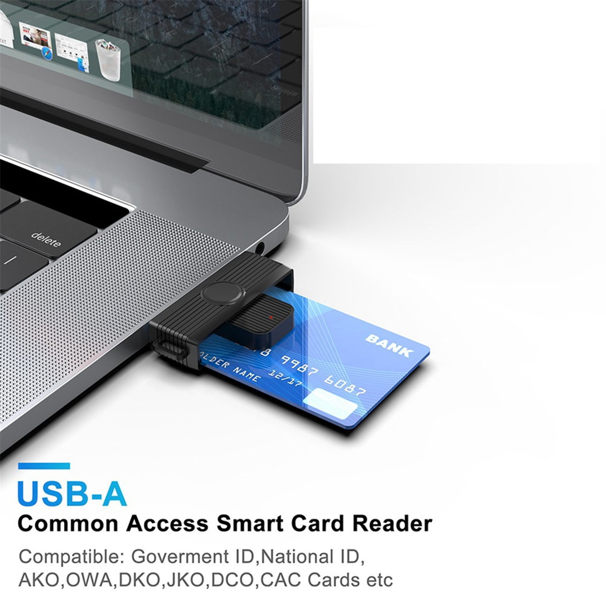 Smart Card Reader Memory ID Connector Adapter Type-C on OnBuy