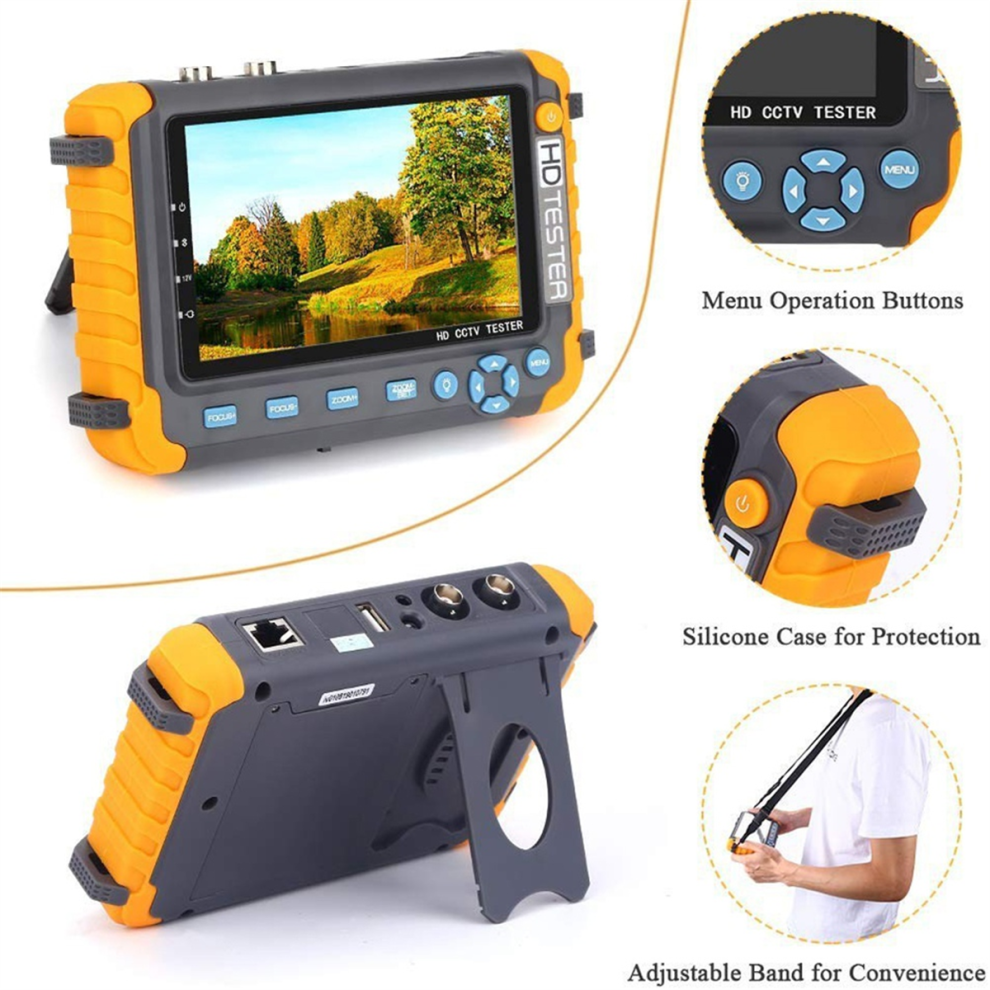 8MP CCTV Security Camera Tester IV8W 5Inch CCTV Monitor EU Plug on OnBuy