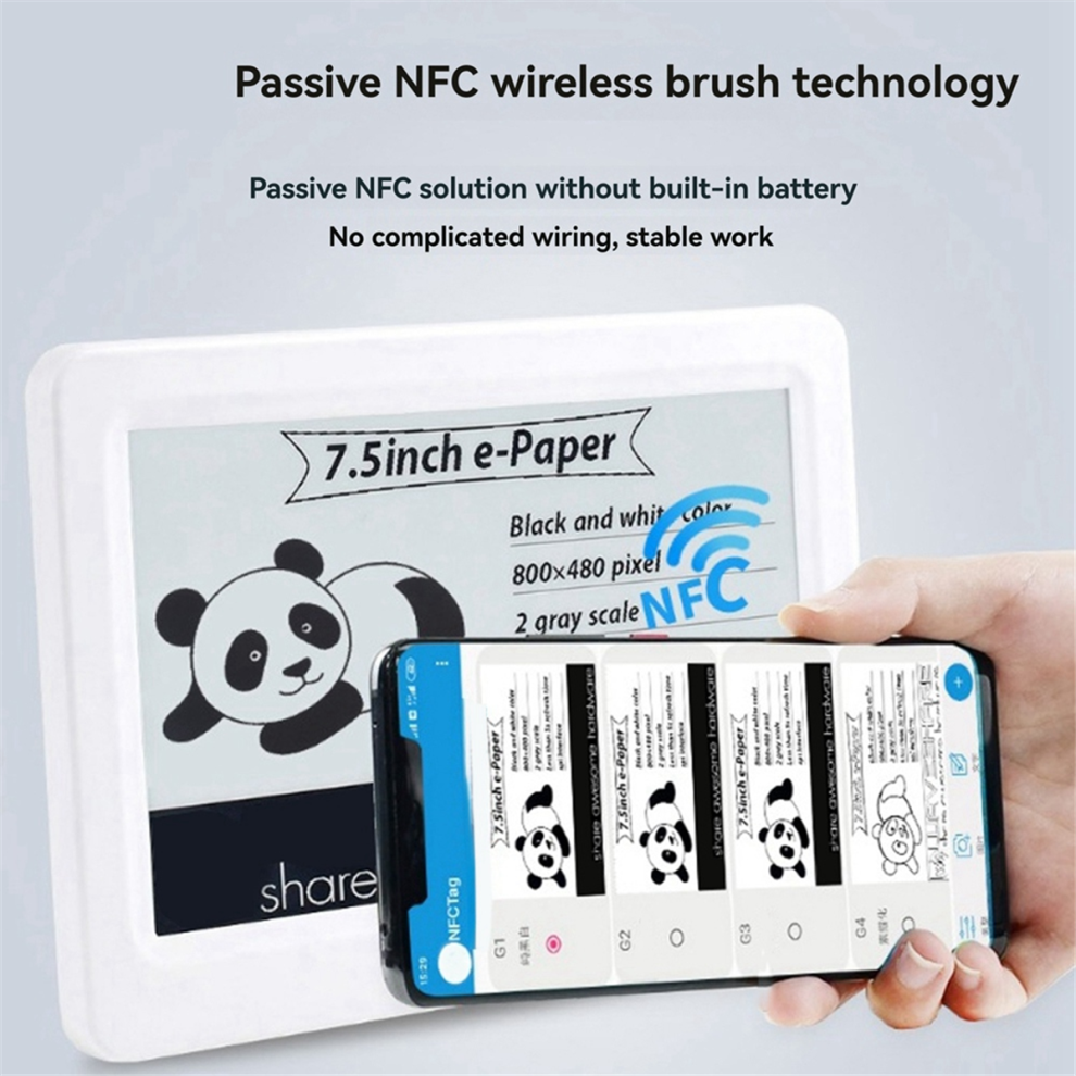 Module d'affichage e-paper et e-ink NFC de 7,5 pouces pour téléphones ...