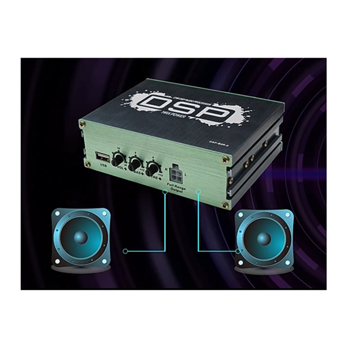 Auto-DSP-Audioprozessor mit 4 Ein- und 6 Ausgängen on OnBuy