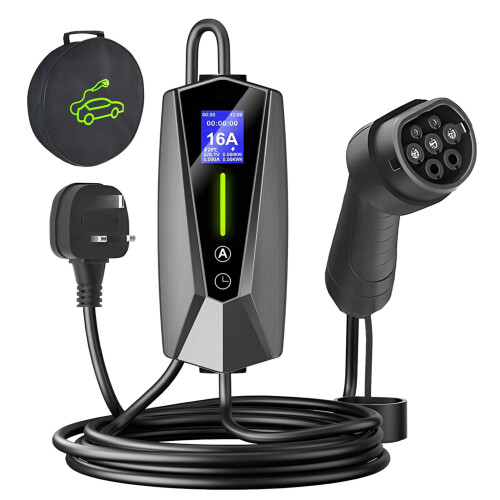 EV Charger Cable Type 2 To 3 Pin Plug 5M Ev Charger Type 2 Charging on ...