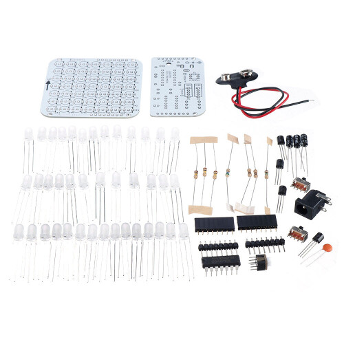 DIY Simple LED Dot Matrix Display/Three-color Breathing Light LED ...