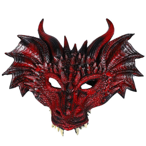 Dragon Mask Animal Mask Masquerade Mask Full Head Mask Dress Up Mask ...