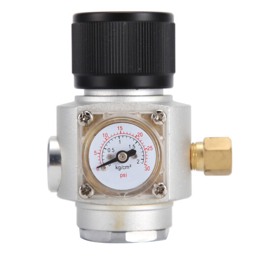 Homebrew CO2 Mini Gas Regulator with Corny Keg Ball Lock Disconnect on ...