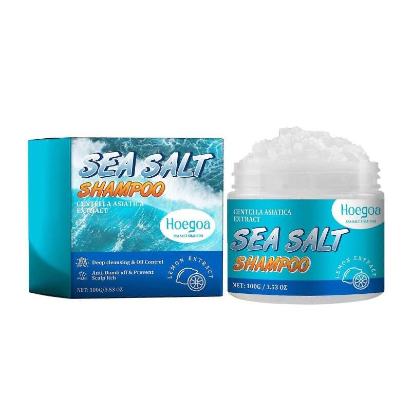 Sea Salt Shampoo, Deep Cleansing Scalp Anti-Dandruff And Itchy ...