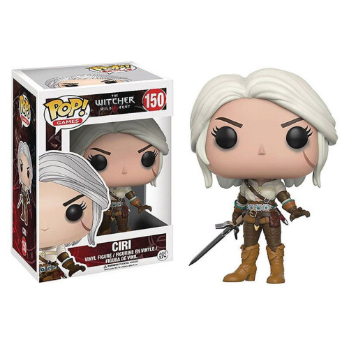 (Ciri) Witcher 3 The Wild Hunt Pop Ciri Geralt Yennefer Mini Figure Toy ...