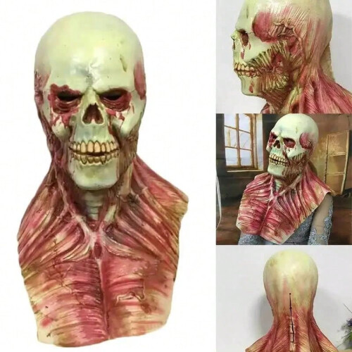 (1) Halloween Horror Mask Zombie Masks Party Cosplay Bloody Disgusting ...