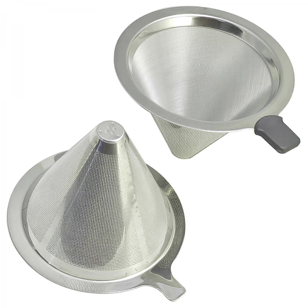Reusable stainless steel pour-over coffee filter, Drip compatible, fits ...