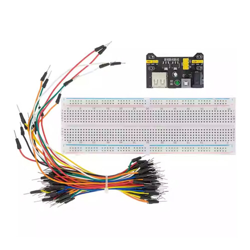 Prototype Breadboard Kit With MB102 Breadboard Power Module And Wires ...