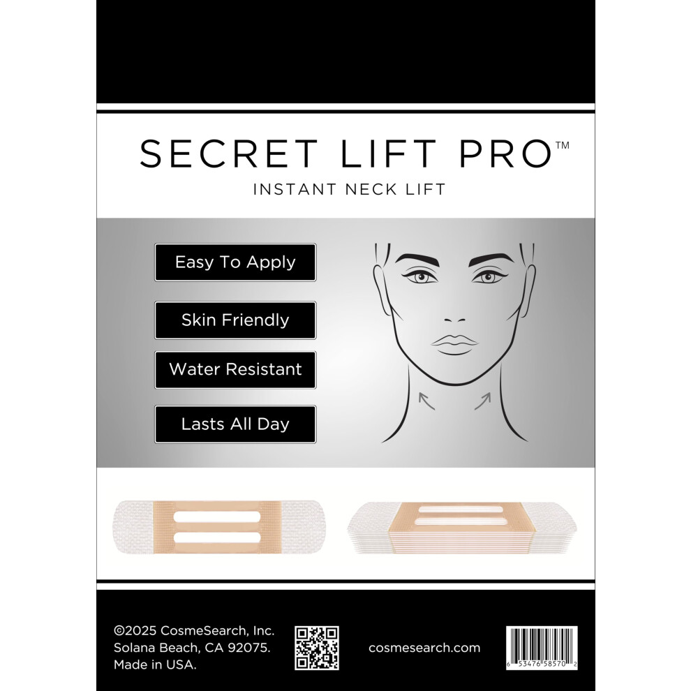 12 stuks Secret Lift Pro - Instant neklift Tapes en banden ...